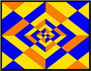 Clip Art: Abstract Geometric 5 Color – Abcteach