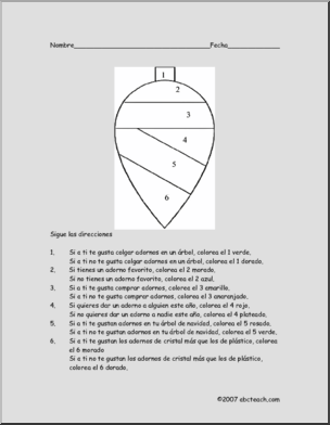 Spanish: “Glyph” – Marzo (elementaria) – Abcteach