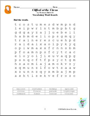 Clifford at the Circus (primary/elem) Book – Abcteach