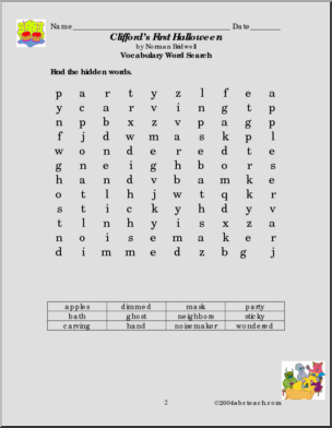 Clifford’s First Halloween (primary/elem) Book – Abcteach