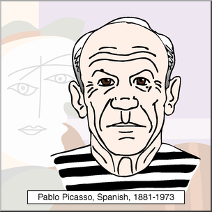 Clip Art: Artists: Pablo Picasso Color – Abcteach