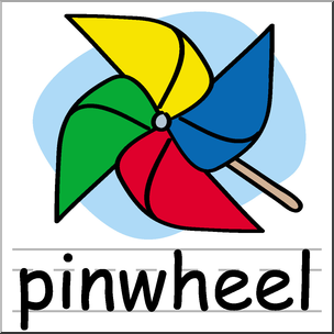 Clip Art: Pinwheel Color – Abcteach