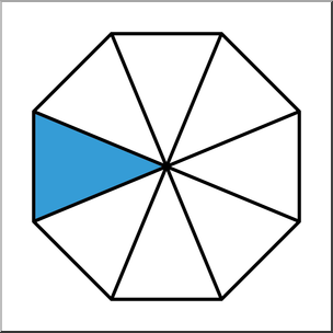 Clip Art: Polygon 08 1/8 Color – Abcteach