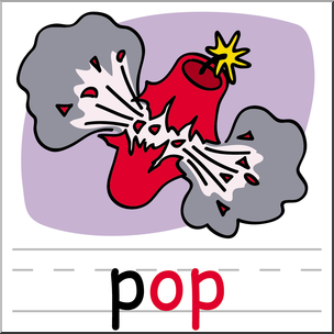 Clip Art: Basic Words: -op Phonics: Top Color – Abcteach