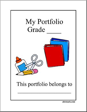 Portfolio Cover: My Portfolio Kindergarten-Grade 2 – Abcteach