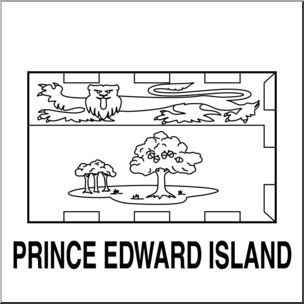 Clip Art: Flags: Prince Edward Island Color – Abcteach