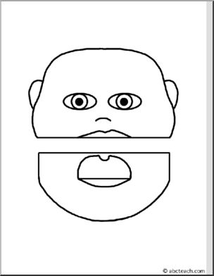 Paper Bag Puppets: Head, Body and Hair Patterns – Abcteach