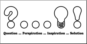 Clip Art: The Solution B&W – Abcteach