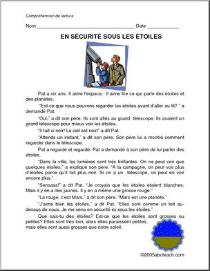 French Reading Comprehension – Page 5 – Abcteach