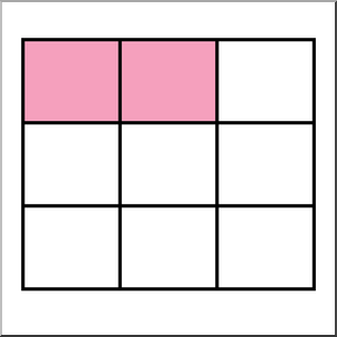 Clip Art: Rectangle09 2/9 Color – Abcteach