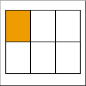 Clip Art: Rectangle06 1/6 color – Abcteach