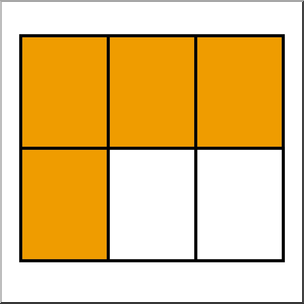 Clip Art: Rectangle06 4/6 Color – Abcteach