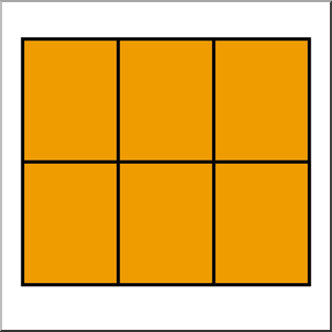 Clip Art: Rectangle08 6/8 Color – Abcteach