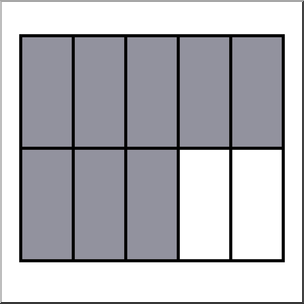 Clip Art: Rectangle10 08/10 Color – Abcteach