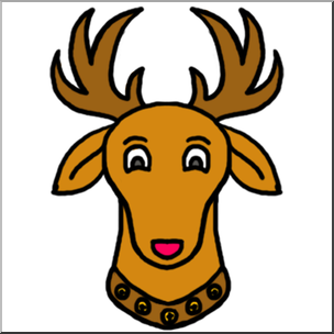 Clip Art: Reindeer Color – Abcteach