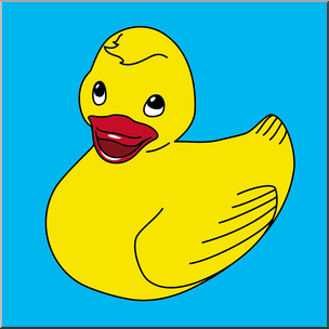 Clip Art: Rubber Ducky Color – Abcteach