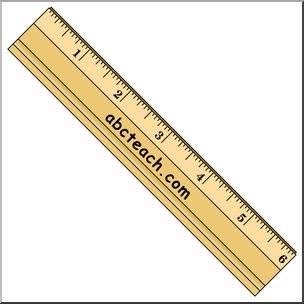 Clip Art: Ruler Color – Abcteach