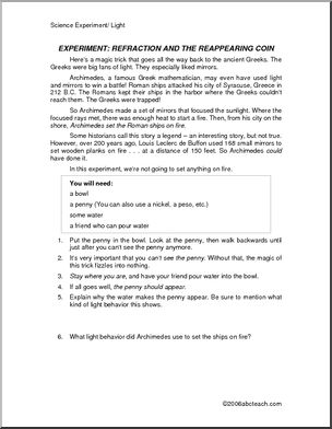 Experiments/Investigations – Page 6 – Abcteach