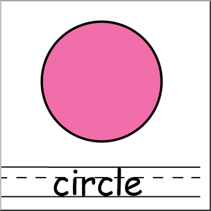 Clip Art: Shapes: Circle Color Labeled – Abcteach