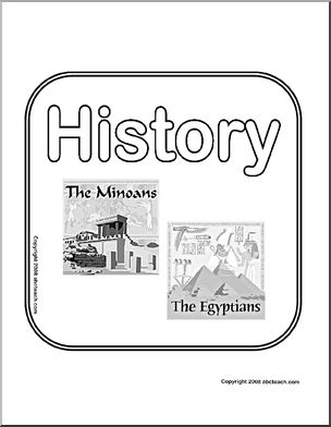 History (b/w) Center Sign – Abcteach