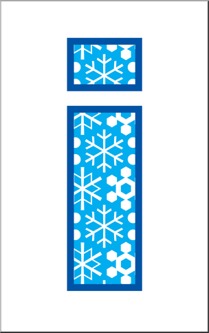 Clip Art: Alphabet Set 02: I Lower Case Color – Abcteach