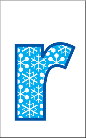 Clip Art: Alphabet Set 02: R Lower Case Color – Abcteach