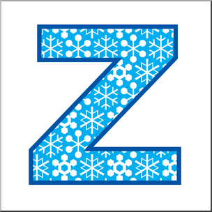 Clip Art: Alphabet Set 02: Z Upper Case Color – Abcteach