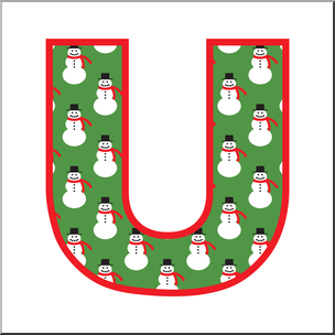 Clip Art: Alphabet Set 03: I Upper Case Color – Abcteach