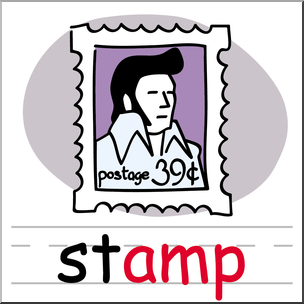 Clip Art: Basic Words: -amp Phonics: Stamp Color – Abcteach