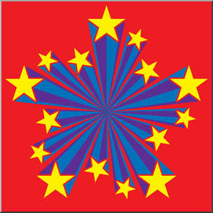 Clip Art: Starburst 02 Color 03C – Abcteach