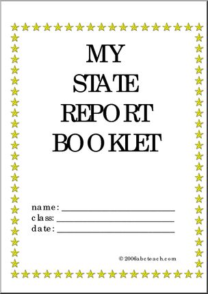 Report Form: State Report Booklet (elem) – Abcteach