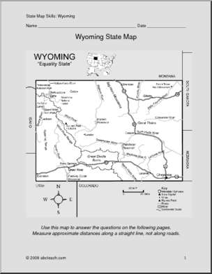 Wyoming – Abcteach