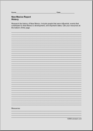 Report Form: New Jersey – Abcteach