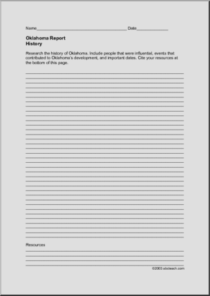 Report Form: Oklahoma – Abcteach