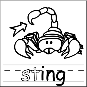 Clip Art: Basic Words: -ix Phonics: Fix Color – Abcteach