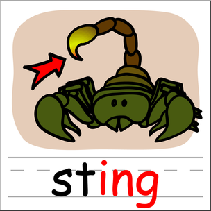 Clip Art: Basic Words: -ix Phonics: Fix B&W – Abcteach