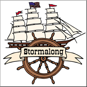 Clip Art: US Folklore: Stormalong Color 2 – Abcteach