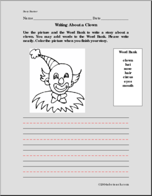 Shapebook: Circus Tent (blank) – Abcteach