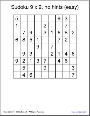 Sudoku – Page 4 – Abcteach