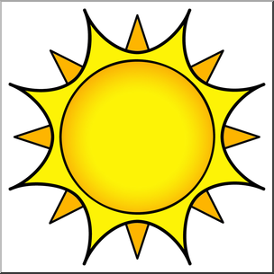 Clip Art: Sun 01 Color 2 – Abcteach