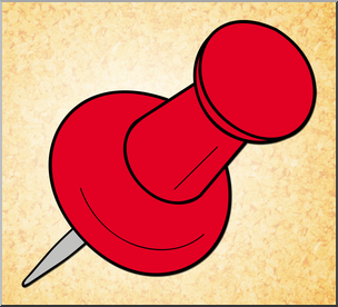 Clip Art: Tack Red Color 1 – Abcteach