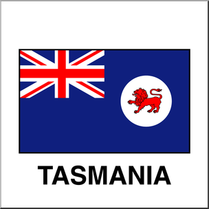 Clip Art: Flags: Tasmania Color – Abcteach