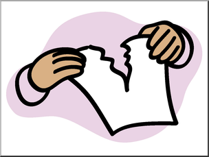 Clip Art: Basic Words: Tear 1 Color Unlabeled – Abcteach