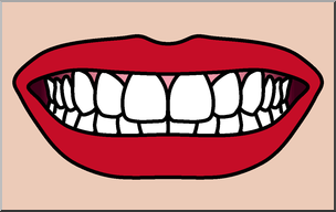 Clip Art: Teeth Color – Abcteach