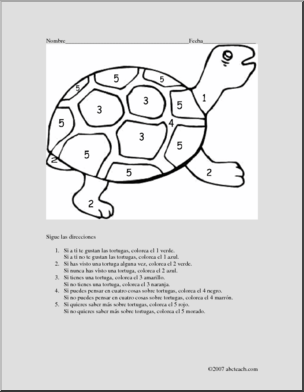 Spanish: “Glyph” – Halloween (primaria) – Abcteach