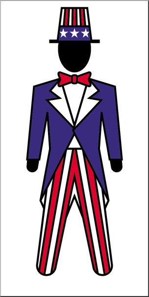 Clip Art: People: Uncle Sam Color – Abcteach