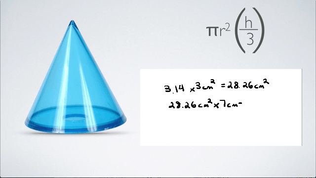 Volume of a Cone – Math Video (Free Sample) – Abcteach