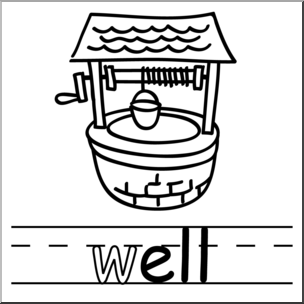 Clip Art: Basic Words: -oose Phonics: Noose B&W – Abcteach