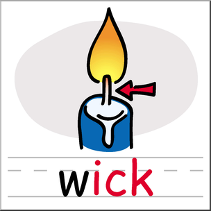 Clip Art: Basic Words: -ix Phonics: Fix Color – Abcteach