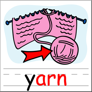 Clip Art: Basic Words: -arn Phonics: Yarn Color – Abcteach